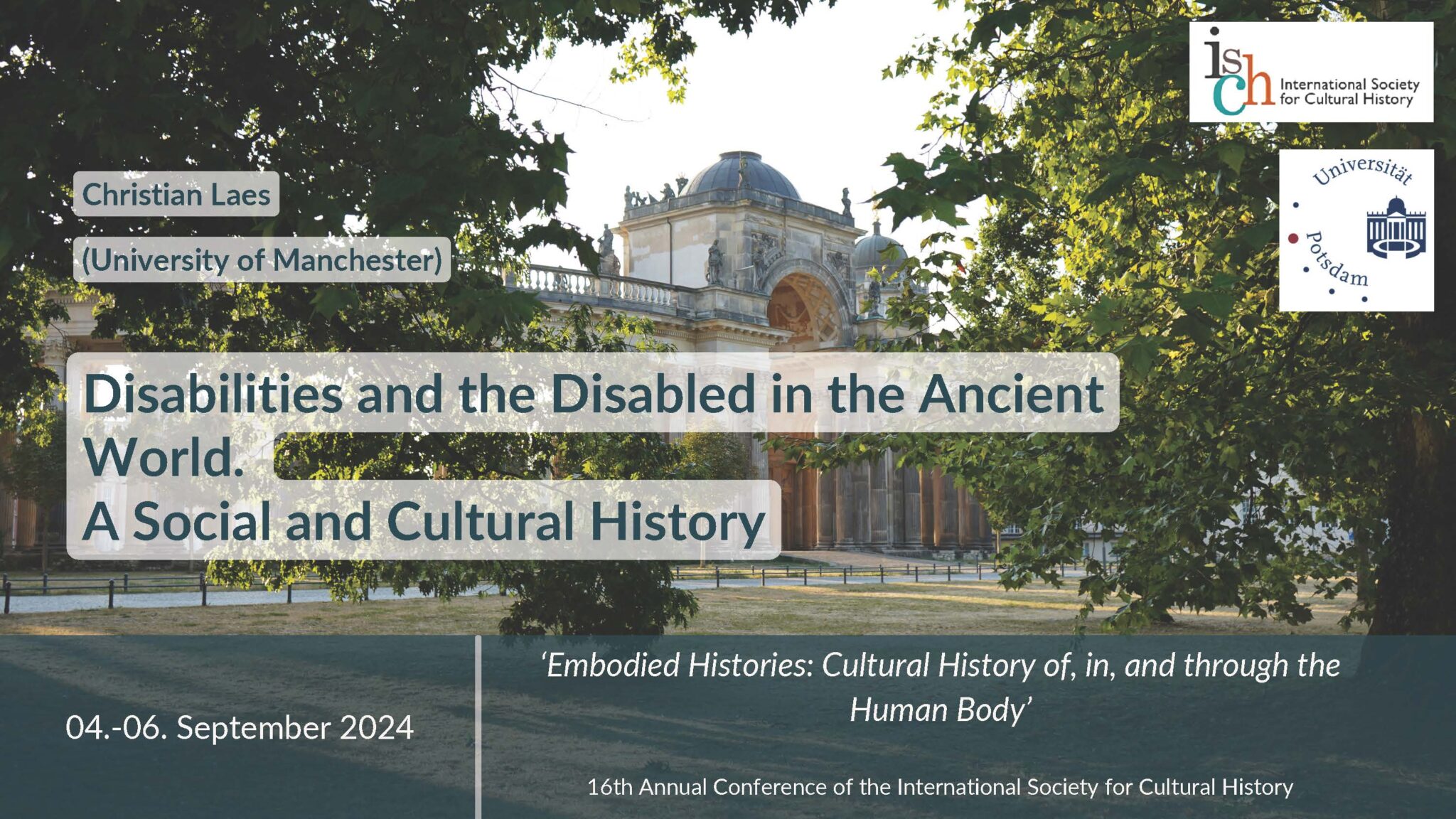 Keynote lecture ‘Disabilities and the Disabled in the Ancient World. A ...